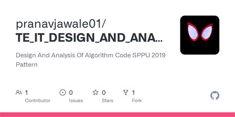 github pranavjawale01 te it design and analysis of algorithm design