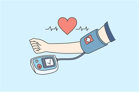 medir la presión arterial y el concepto de atención médica tonómetro