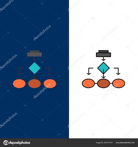 Fluxograma Algoritmo Negócios Arquitetura De Dados Esquema Struc Vetor De Stock De ©flatart
