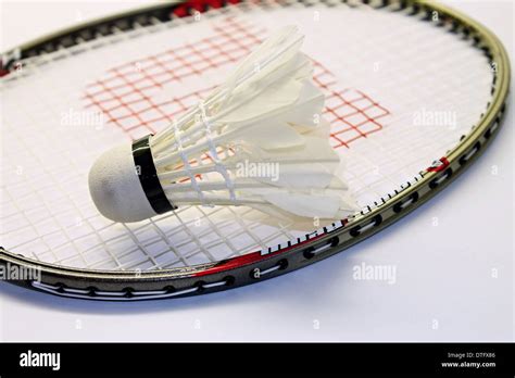 Raquette et volant de badminton Banque de photographies et dimages à
