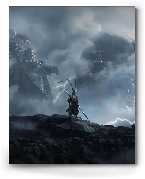 Dashuaibi Black Myth Game Poster Wukong Canvas Art Unframed Chinese