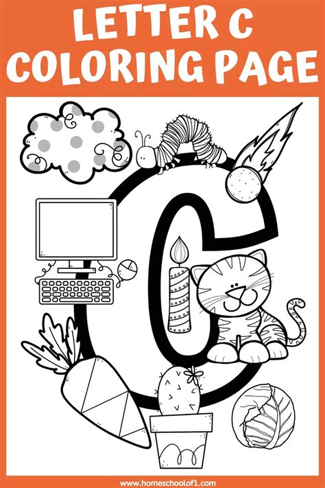 Letter C Coloring Page Activities Beginning With C Artofit