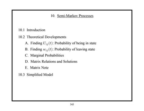 Semi Markov Process Pdf