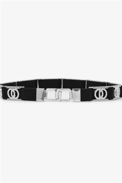 Cinto Paris Dourado Boldtype Moda Feminina Vestidos Calças Saias Conjuntos E Cropped