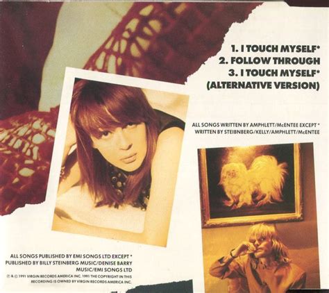 DIVINYLS I Touch Myself CD Single Incl I Touch Myself Alternative Version Check Video