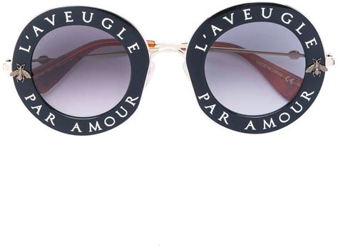 Gucci Eyewear Laveugle Par Amour Sunglasses Shopstyle