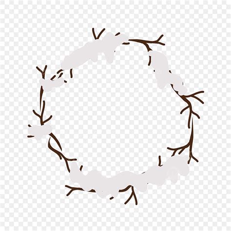 Svg Creative Winter Snowflake Round Photo Frame Photo Clipart Svg