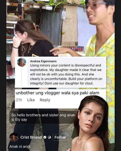 Andi Eigenmann Slams A Vlogger Celebrity Random Updates Facebook