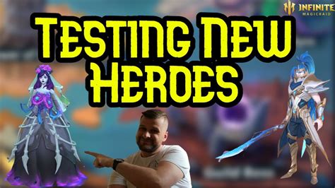 New Heroes Testing Bernes And Dakota Infinite Magicraid YouTube