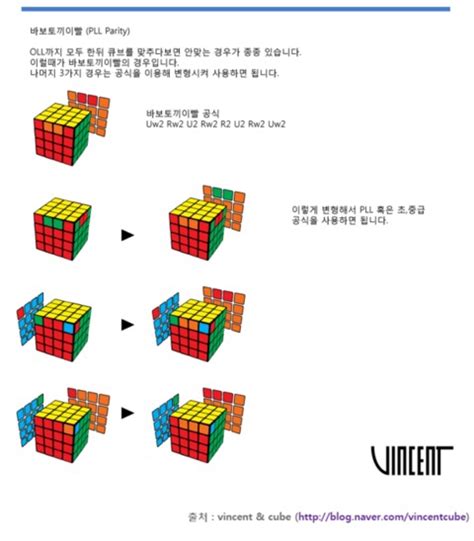 큐브 이야기 444큐브 왕초보 공식 네이버 블로그