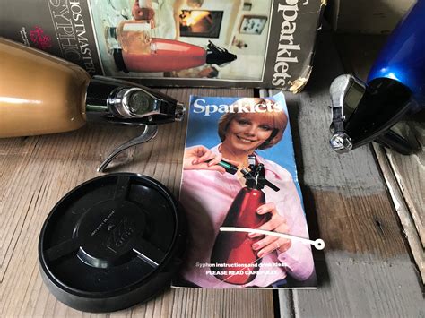 Boxed Sparklets England Boc Soda Bottle 2x Hostmaster 1970 Etsy