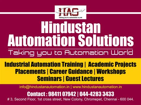Hindustan Industrial Automation Solutions Leading Industrial Automation Companies In India