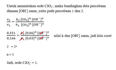 Diketahui Reaksi 2 Clo2 2oh → Clo3 Clo2 H
