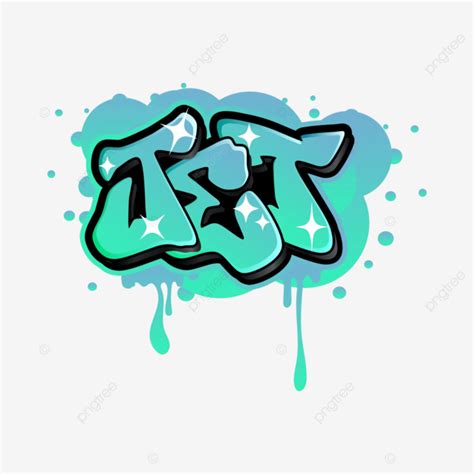 Tipografía De Graffiti Azabache Vector Png Dibujos Chorro Pintada