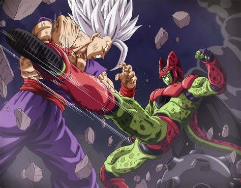 Son Gohan Cell Perfect Cell Gohan Beast And Cell Max Dragon Ball
