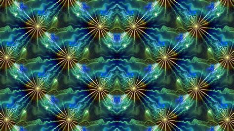Resumen Arte Digital Fractal Patrón Simetría Fondo De Pantalla Hd