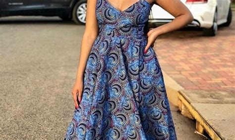 Trendy Shweshwe Dress For African Women 7 Shweshwe 4u