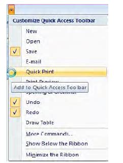 Jelaskan Fungsi Office Button Dan Fungsi Quick Access Toolbar Pada
