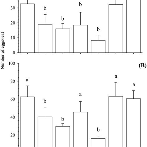 Mean ± Standard Error Number Of Eggs Of T Absolutaleaf In Tomato