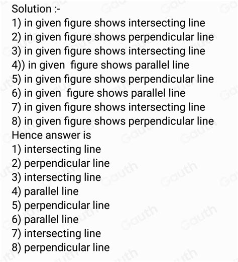 Solved Arning Task 2 Eaming Acn Classify Whether Pairs Of Lines Are Parallel Perpendicular And