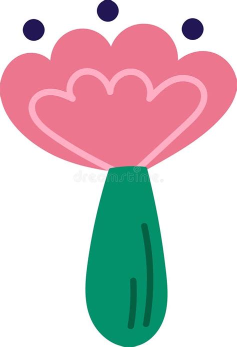 Flower Abstract Plant Stock Vector Illustration Of Garden 306367043
