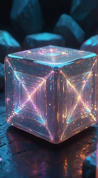 Premium Photo Geometric Isometric Cube Pattern