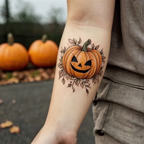 Pumpkin Tattoo Meaning Symbolism 215 Designs Hbtat2