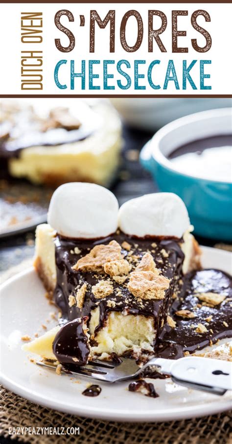 Dutch Oven Cheesecake Glamping Easy Peasy Meals