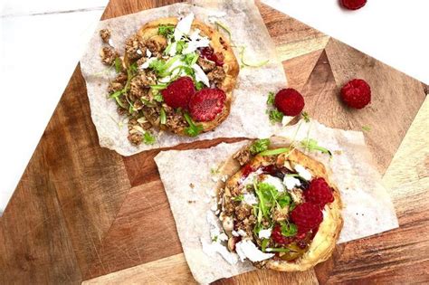 Fig Galette With Raspberry And Almond Crumble Recipe Australia S Best