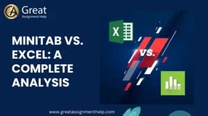 Minitab vs. Excel: A Complete Analysis