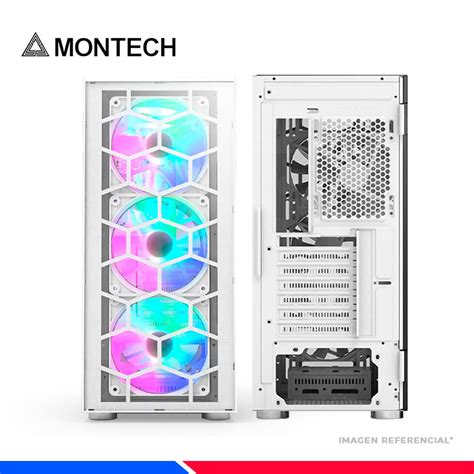 Case Montech X3 Glass White