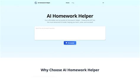 Best AI Homework Helper Pricing, Features, Alternatives - BasedTools