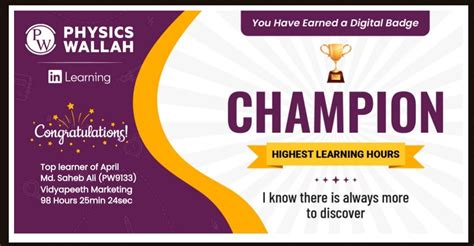 Saheb Ali Khan On Linkedin Learning Development Physicswallah