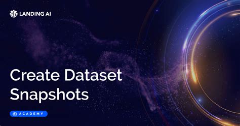 Create Dataset Snapshots Landing Ai