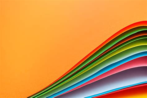 추상적임 레인보우 의 배경 채색기법 종이 0명에 대한 스톡 사진 및 기타 이미지 0명 개념 곡선 Istock
