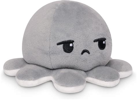 Teeturtle Reversible Octopus Plushie 4 Inch Bored