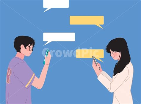 스마트폰 어플 채팅 대화 문자 사진이미지일러스트캘리그라피 Woocat작가