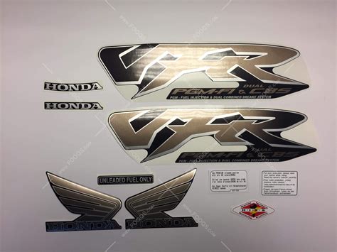 Honda VFR 800 Fi 1998 2001 Black 2 Fooqs Motorcycle Stickers