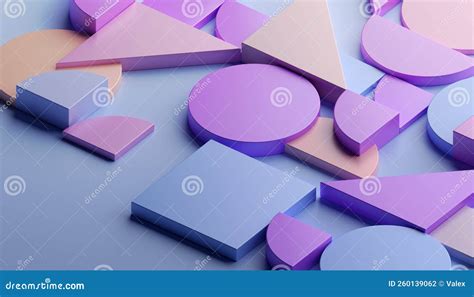 Abstract 3d Render Stock Illustration Illustration Of Purple 260139062