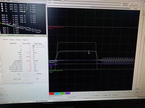 Servo Tuning F Error Spikes LinuxCNC