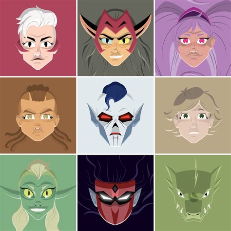 She Ra And The Princesses Of Power Villains Etsy