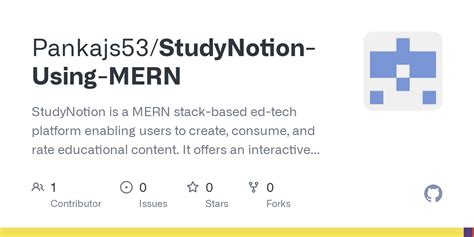 GitHub Pankajs53 StudyNotion Using MERN StudyNotion Is A MERN Stack