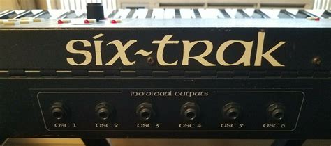 Matrixsynth Sequential Circuits Six Trak Synthesizer W Osc Output Mod