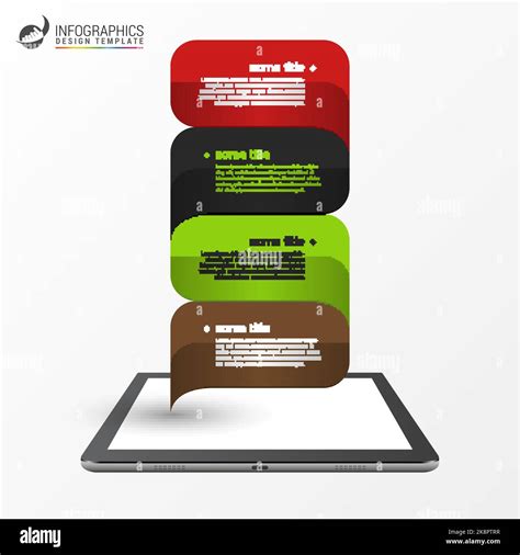 Bubble Speech Template Style Infographic Concept An Be Used For