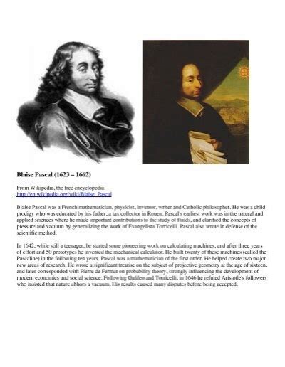 Blaise Pascal Syringe Invented