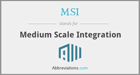 Medium Scale Integration Msi