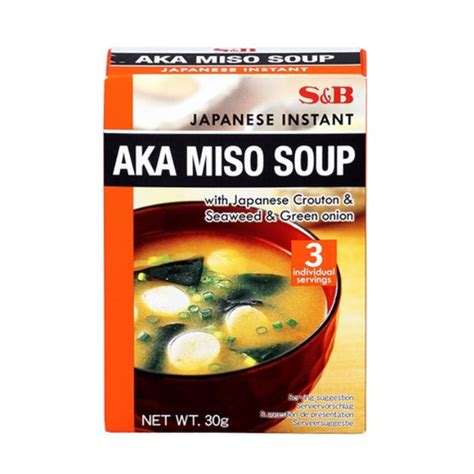 Sandb Red Miso Soup Mix 3 Packs 30g Delish Deliveries