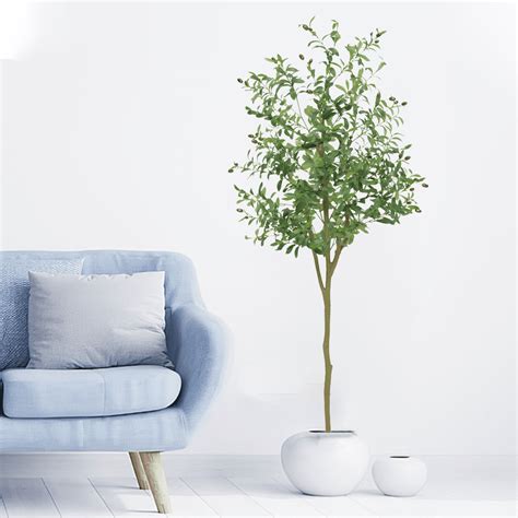 Walmart 5ft Large Indoor Artificial Olive Tree Natural Look Faux Silk
