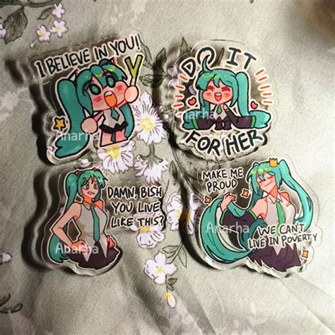 Jual Last Stock Collectible Motivational Hatsune Miku Pin Vocaloid