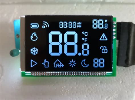 Factory Customized Size Segment Monochrome Touch Lcd Screen Tn Htn Stn Fstn Black Va